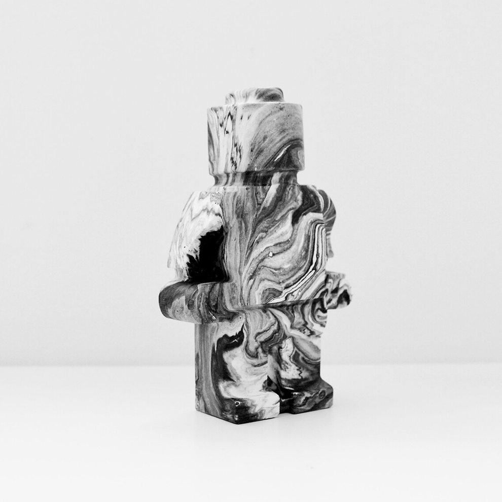 Marbled Lego Man – Fruit Salad Studio