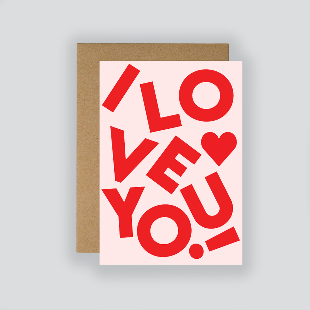 I Love You Card – Fruit Salad Studio